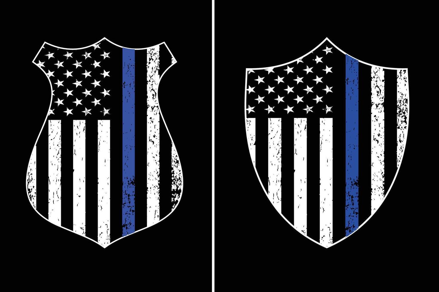Thin blue line police badge flag 47496544 Vector Art at Vecteezy Thin blue line police badge flag 47496544 Vector Art at Vecteezy