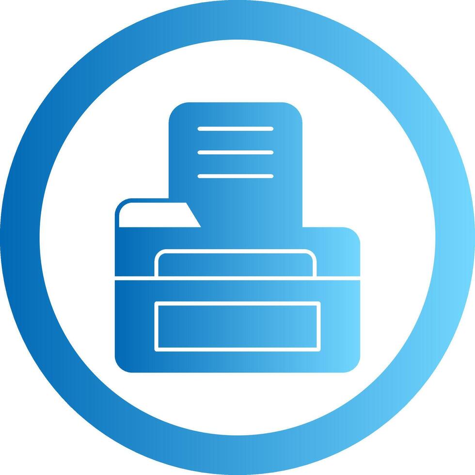 Open File Gradient Circle Icon 47497964 Vector Art at Vecteezy