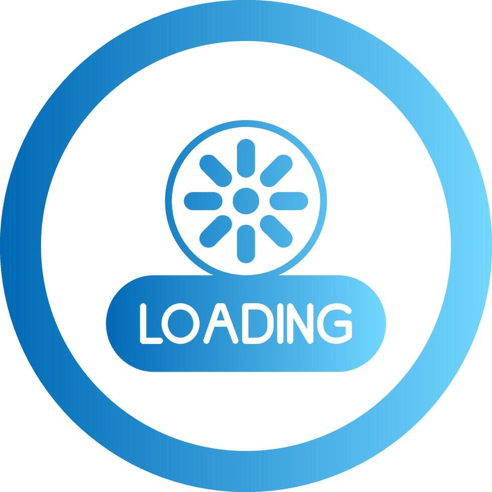 Loading Gradient Circle Icon 47498191 Vector Art at Vecteezy