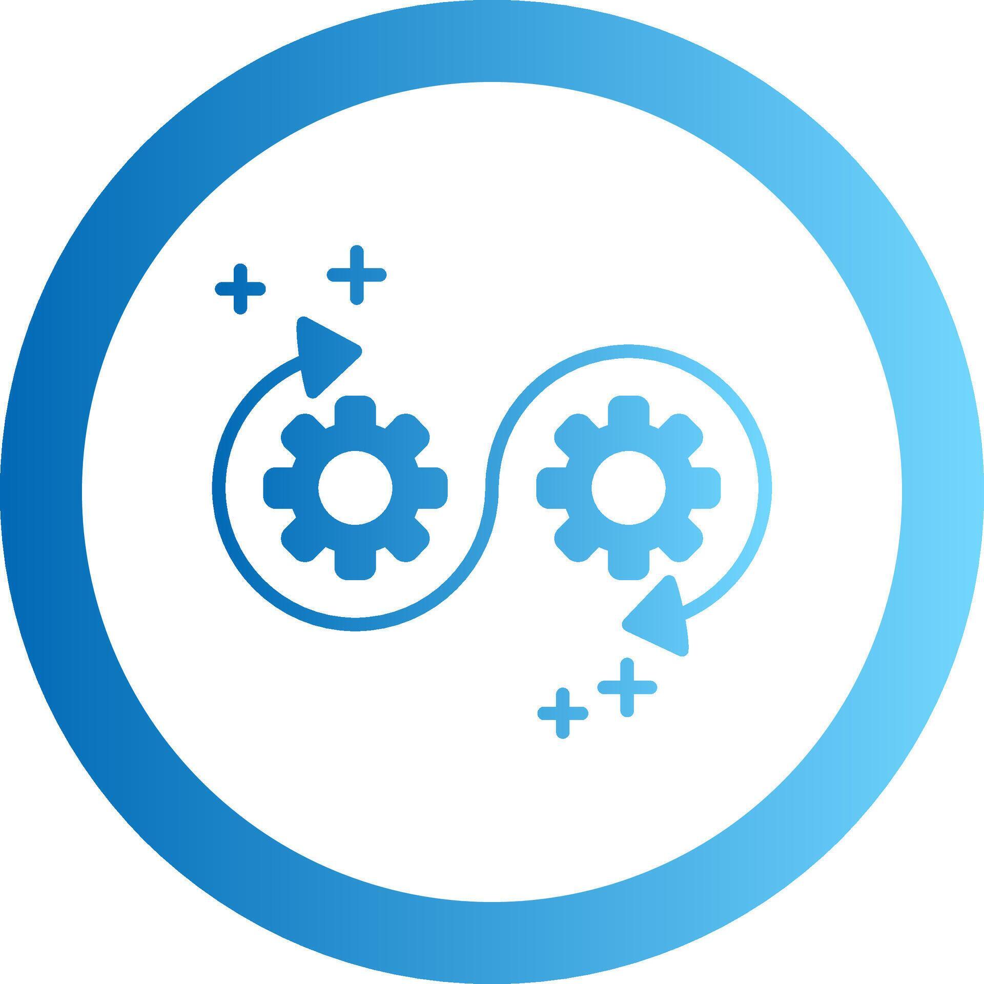 Devops Gradient Circle Icon 47498367 Vector Art at Vecteezy