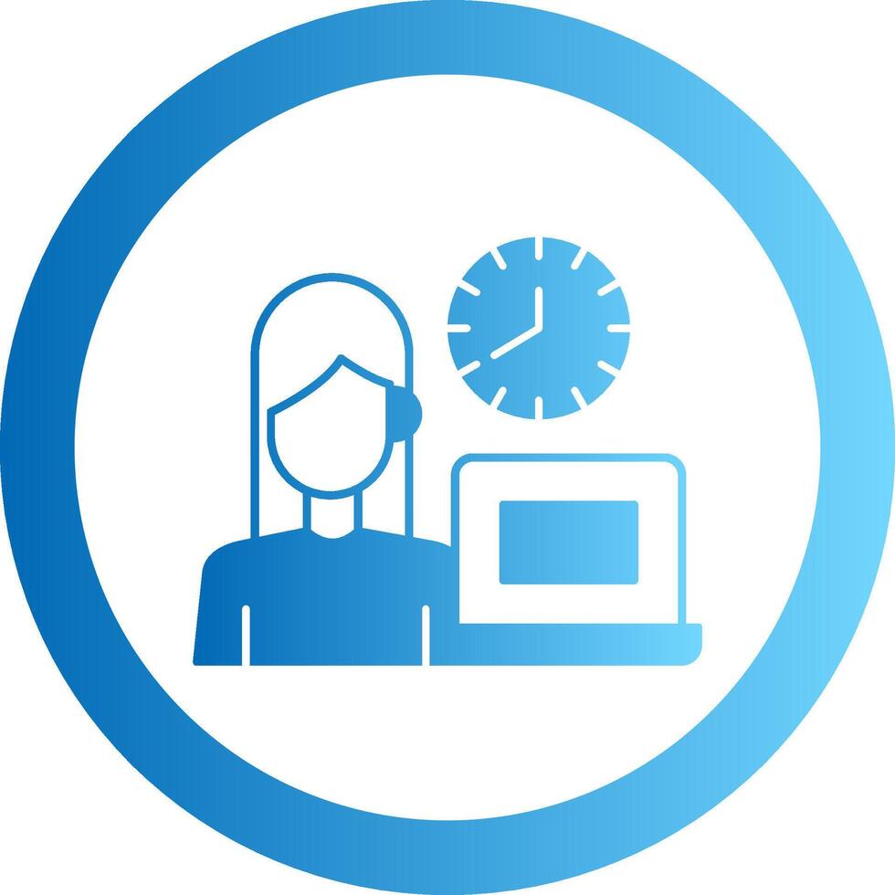 Working Hours Gradient Circle Icon 47498432 Vector Art at Vecteezy Working Hours Gradient Circle Icon 47498432 Vector Art at Vecteezy