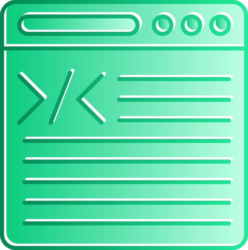 Coding Gradient Slip Icon 47502309 Vector Art at Vecteezy