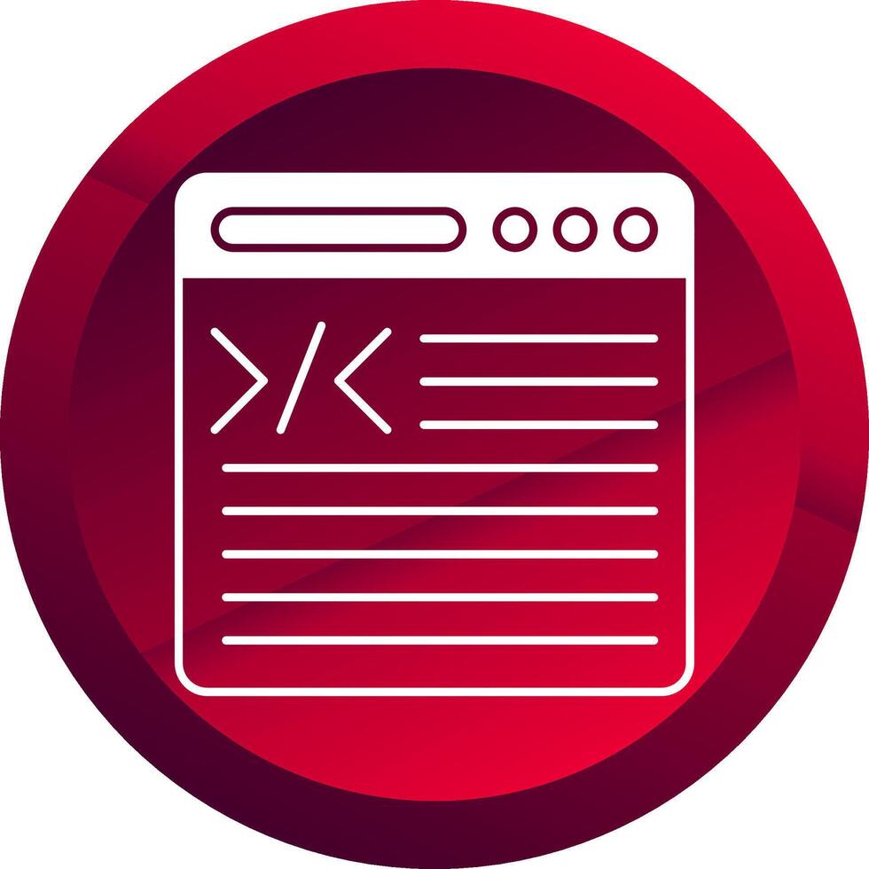 Coding Glyph Button Icon 47503506 Vector Art at Vecteezy