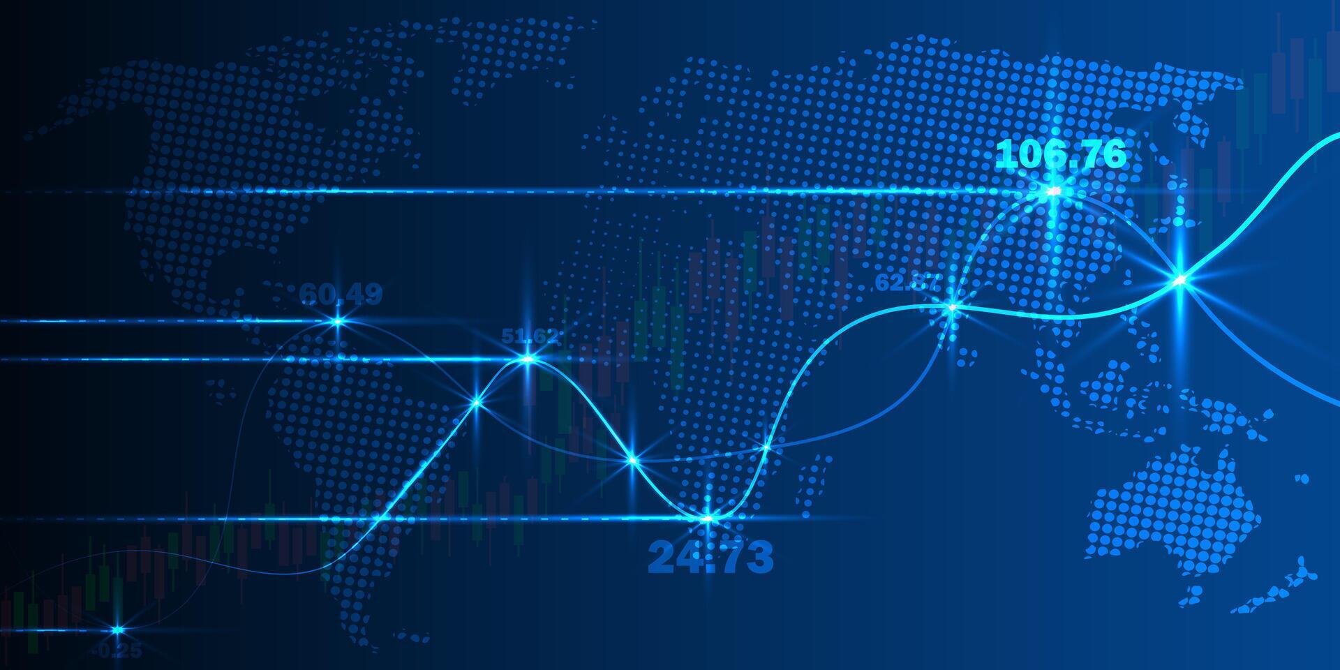 Abstract infographics visualization. Big data code representation ...