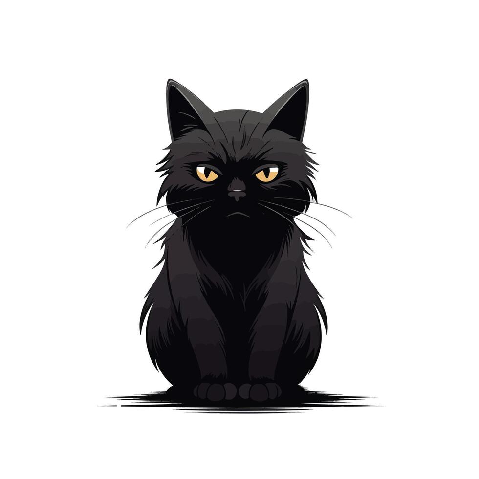 Sinister Cat Vector Art, Icons, and Graphics for Free Download
