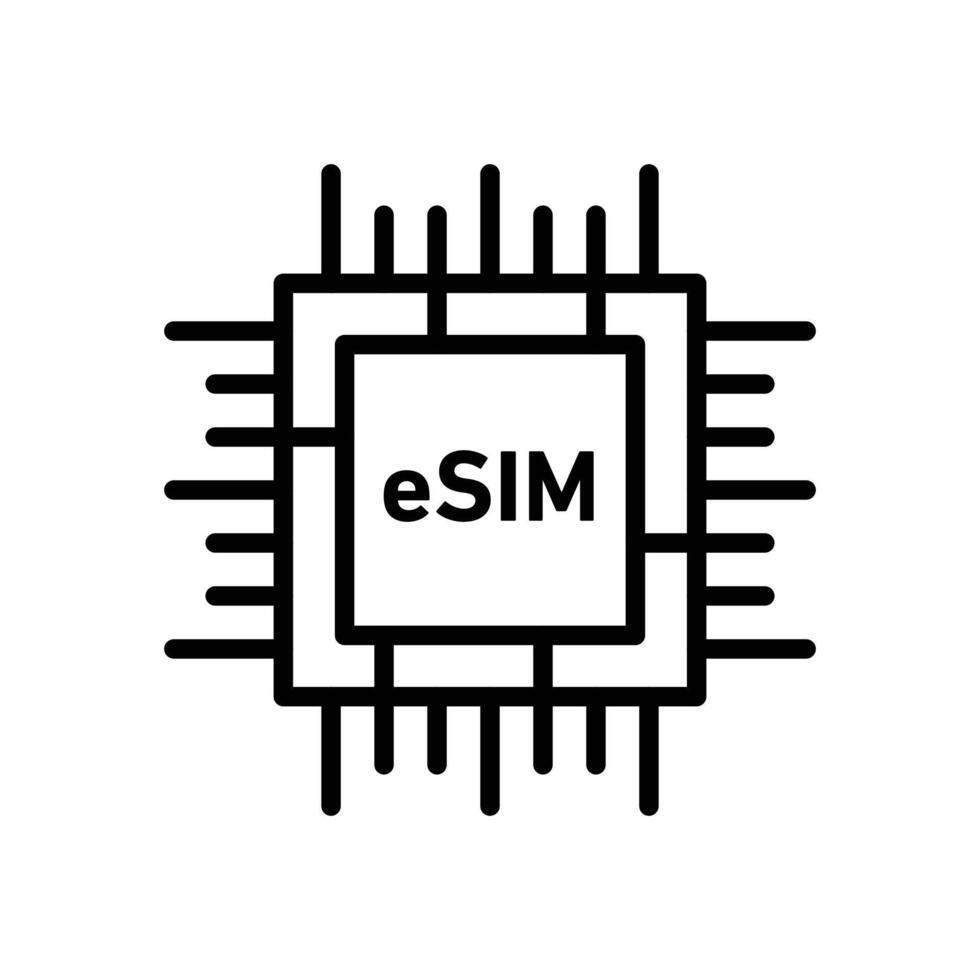 ESIM Technology Icon Perfect for Mobile and Telecommunications 47524920 ... ESIM Technology Icon Perfect for Mobile and Telecommunications 47524920 ...