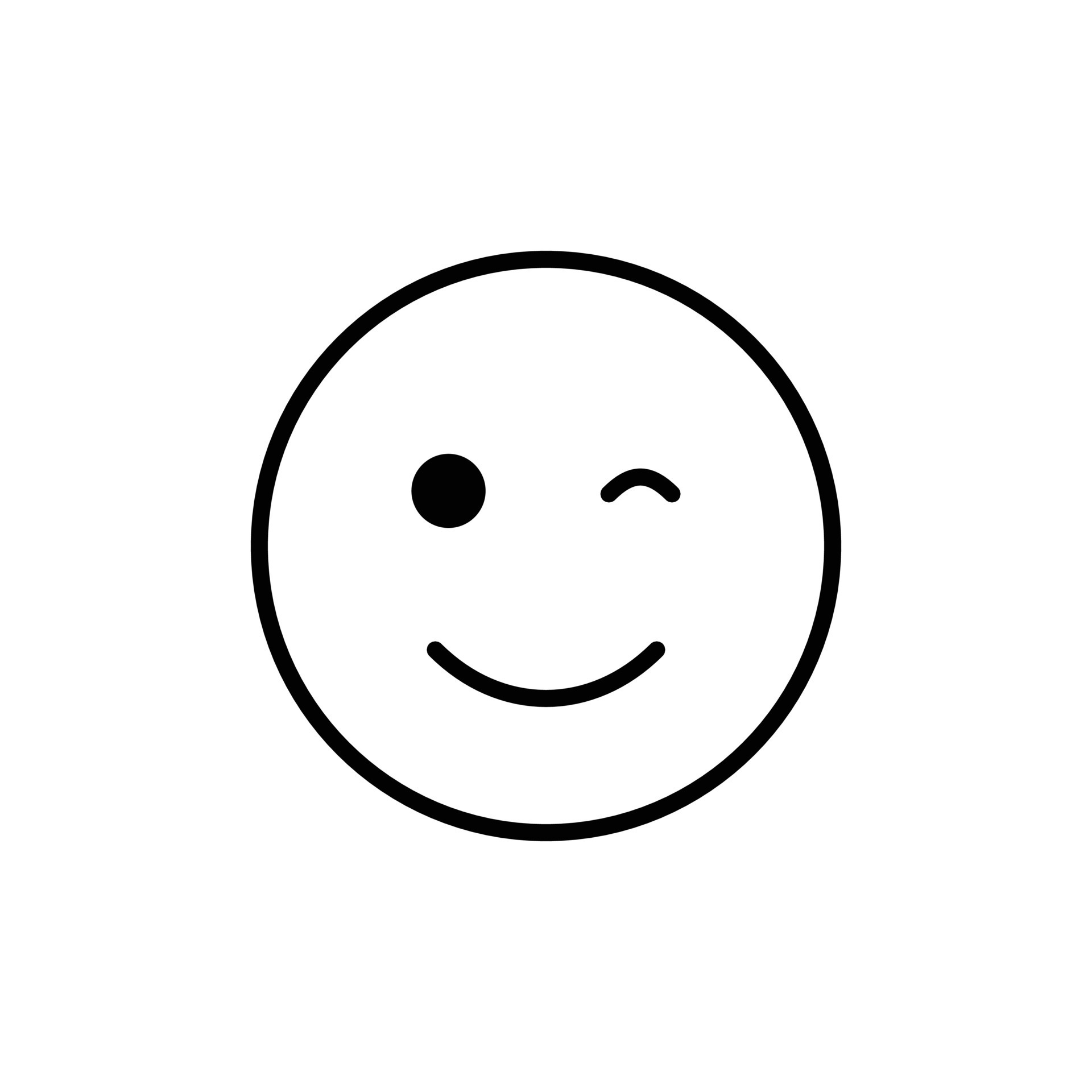 Smile Wink Icon Set Emoticon Illustrations For Communication And Social Media 47525250 Vector