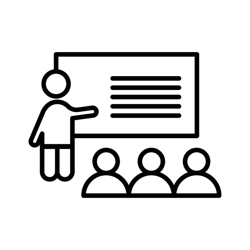 Coaching icon Outline flat Icon 47526017 Vector Art at Vecteezy Coaching icon Outline flat Icon 47526017 Vector Art at Vecteezy