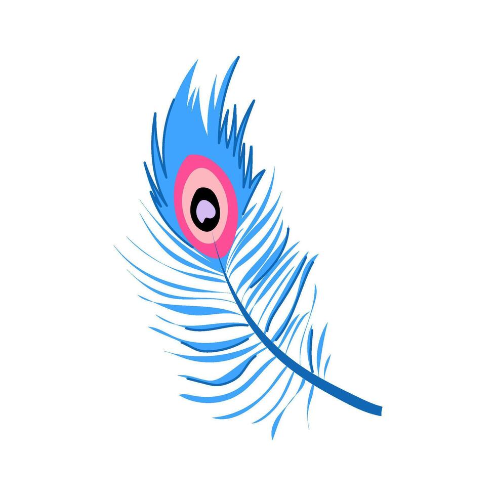 Bird Peacock Feather Cartoon Illustration 47527434 Vector Art At Vecteezy