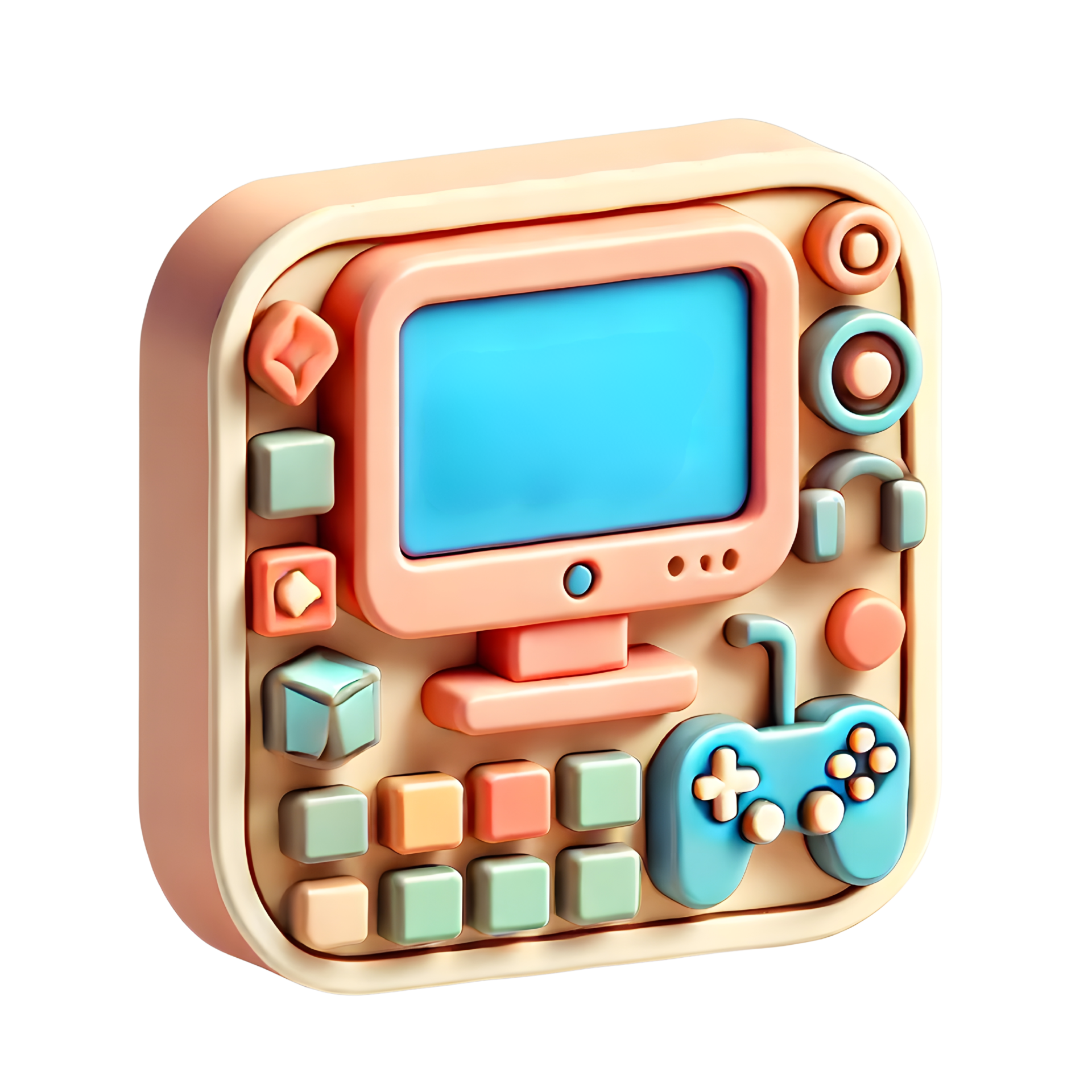 Computer Monitor 3d Icon With Gaming And Esports Theme 47530516 Png
