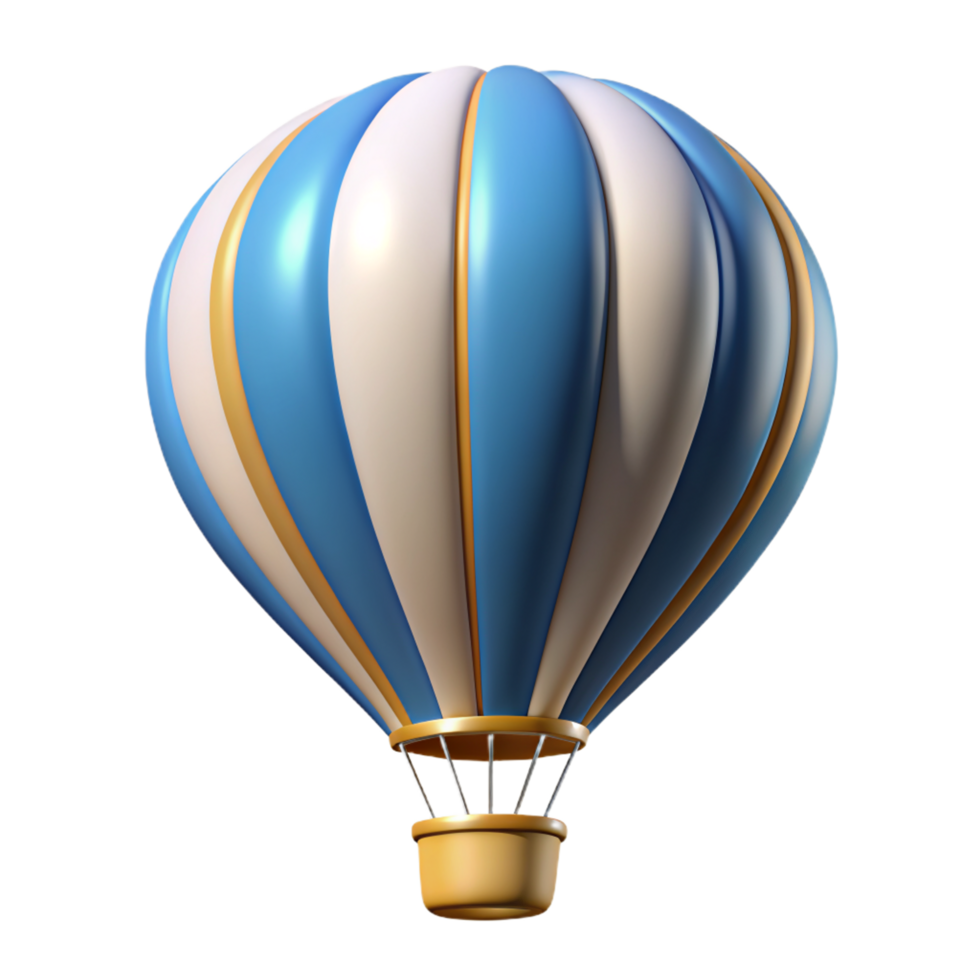 Hot Air Balloon 3d Render 47530835 PNG