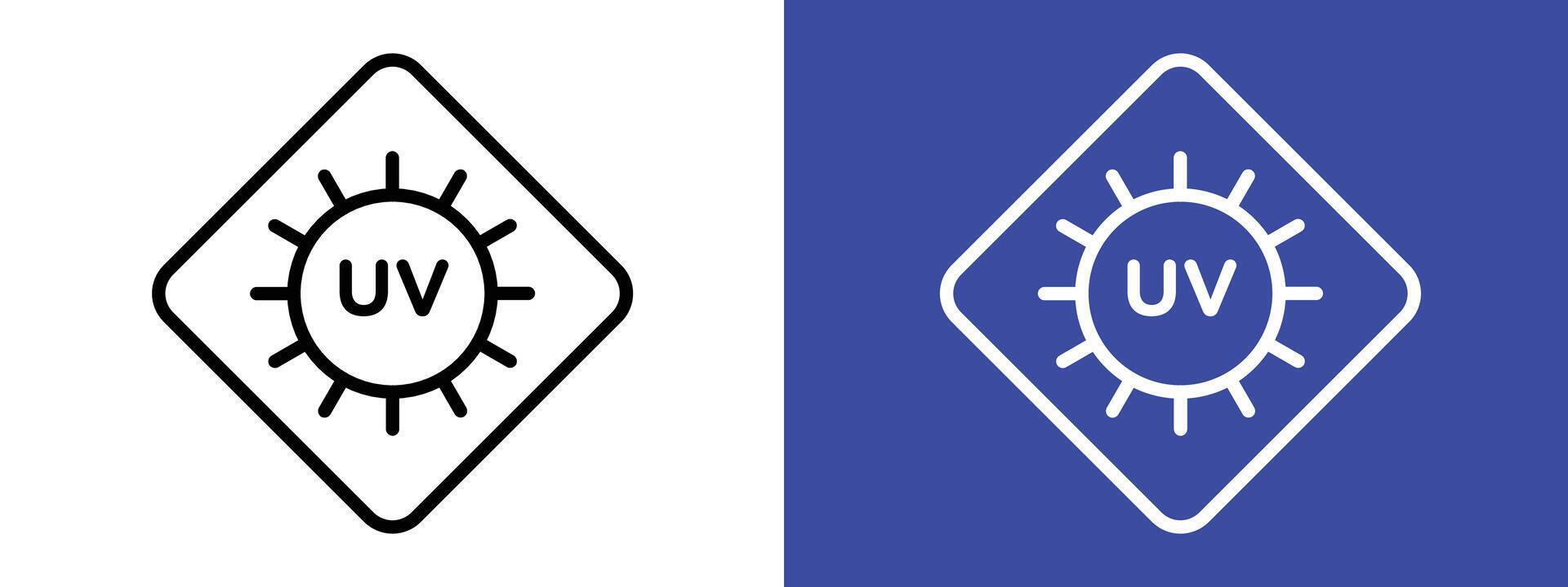 UV light safety sign indicating do not look directly at ultraviolet rays 47541751 Vector Art at ...