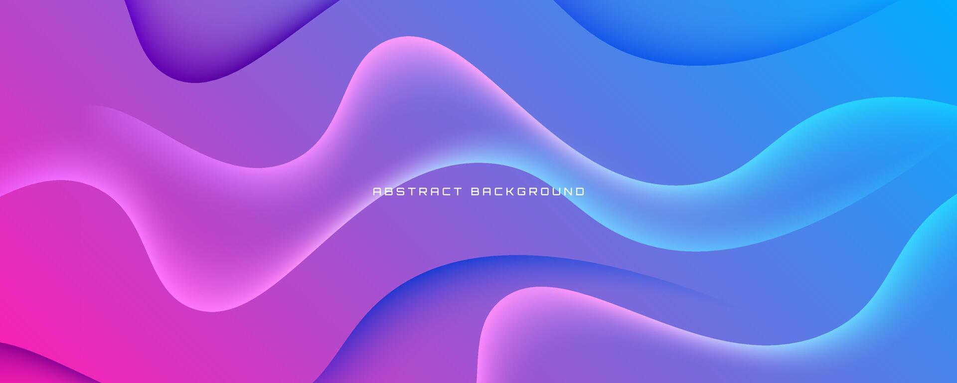 3d Colorful Abstract Background Overlap Layer On Bright Space With Waves Effect Decoration