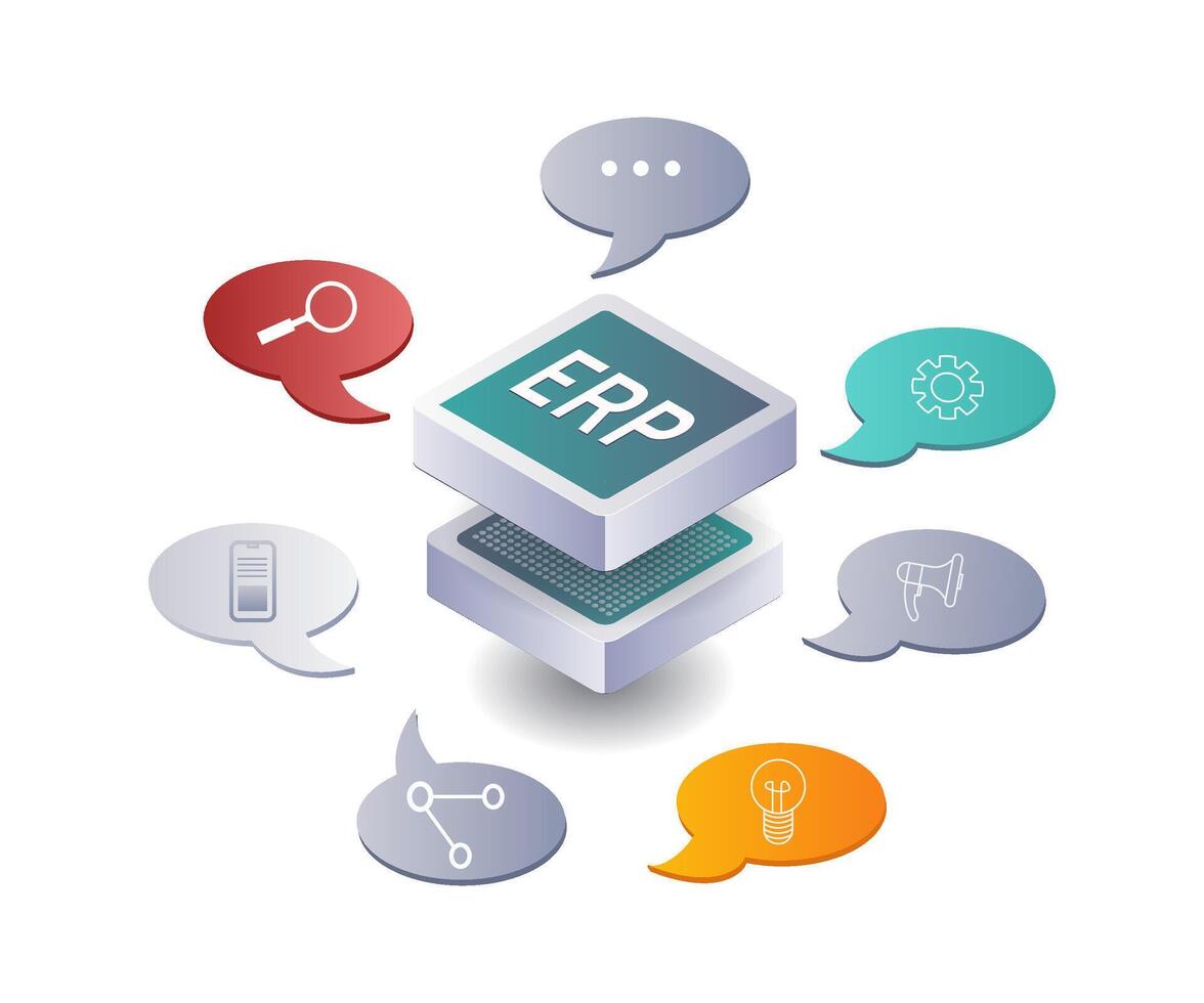 Optimizing Business Expansion With Erp Management 47546165 Vector Art At Vecteezy