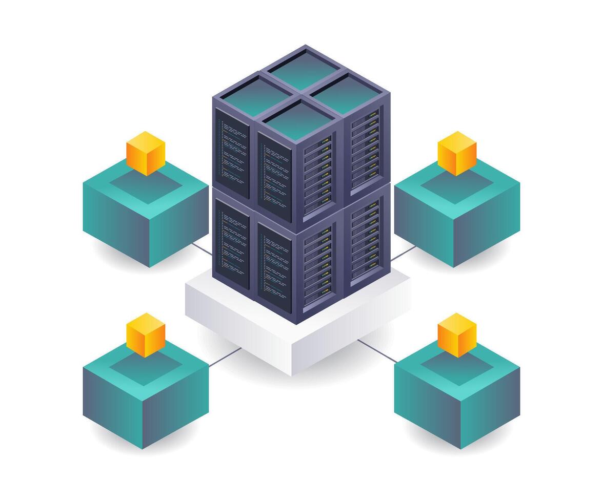 Managing Server Data with Blockchain Technology 47546418 Vector Art at ... Managing Server Data with Blockchain Technology 47546418 Vector Art at ...