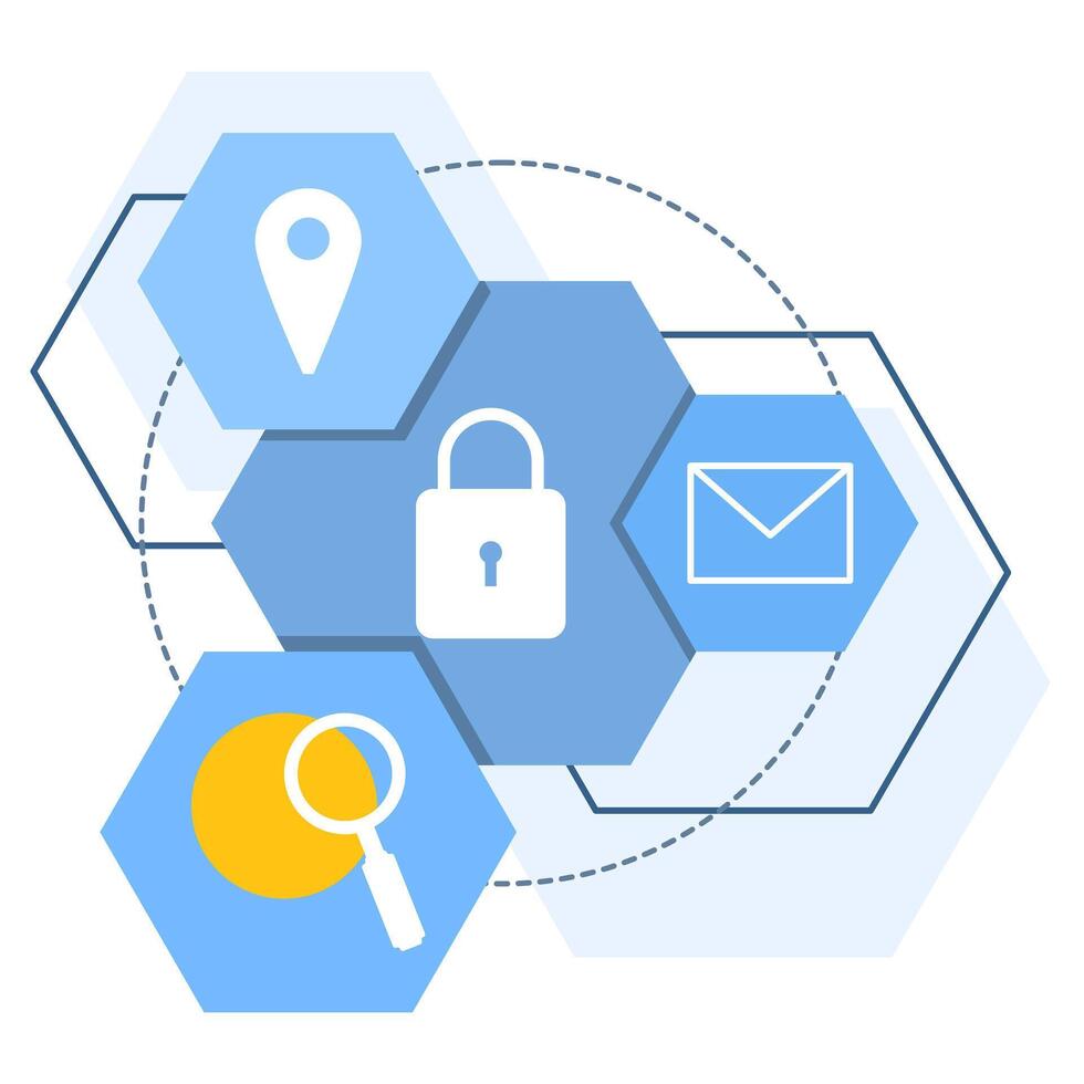 Concept Of Online Security And Personal Data Protection Database Security Phishing Hacker