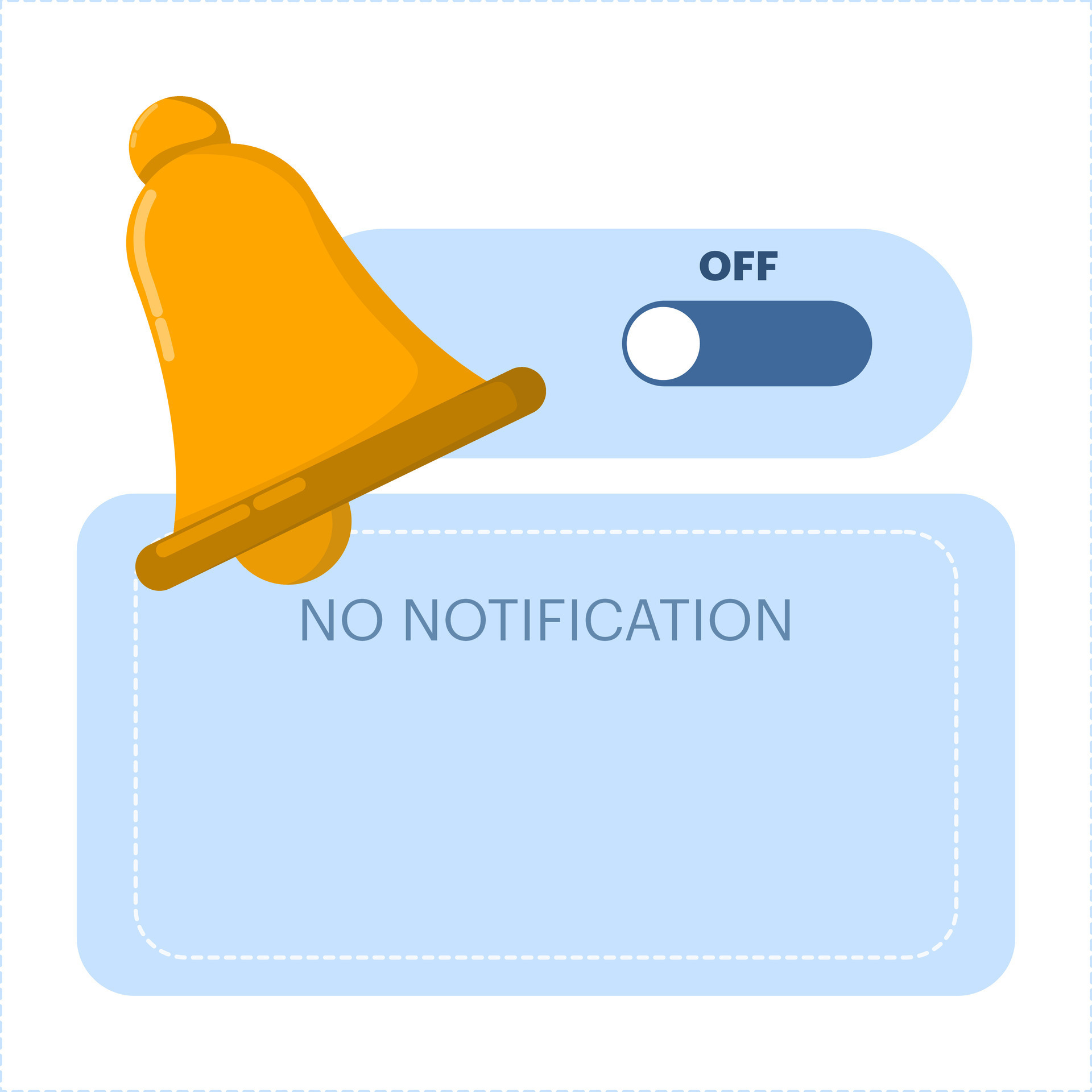 Concept Of Turning Off Notification Messages Do Not Disturb Mode Silent Profile On The Device