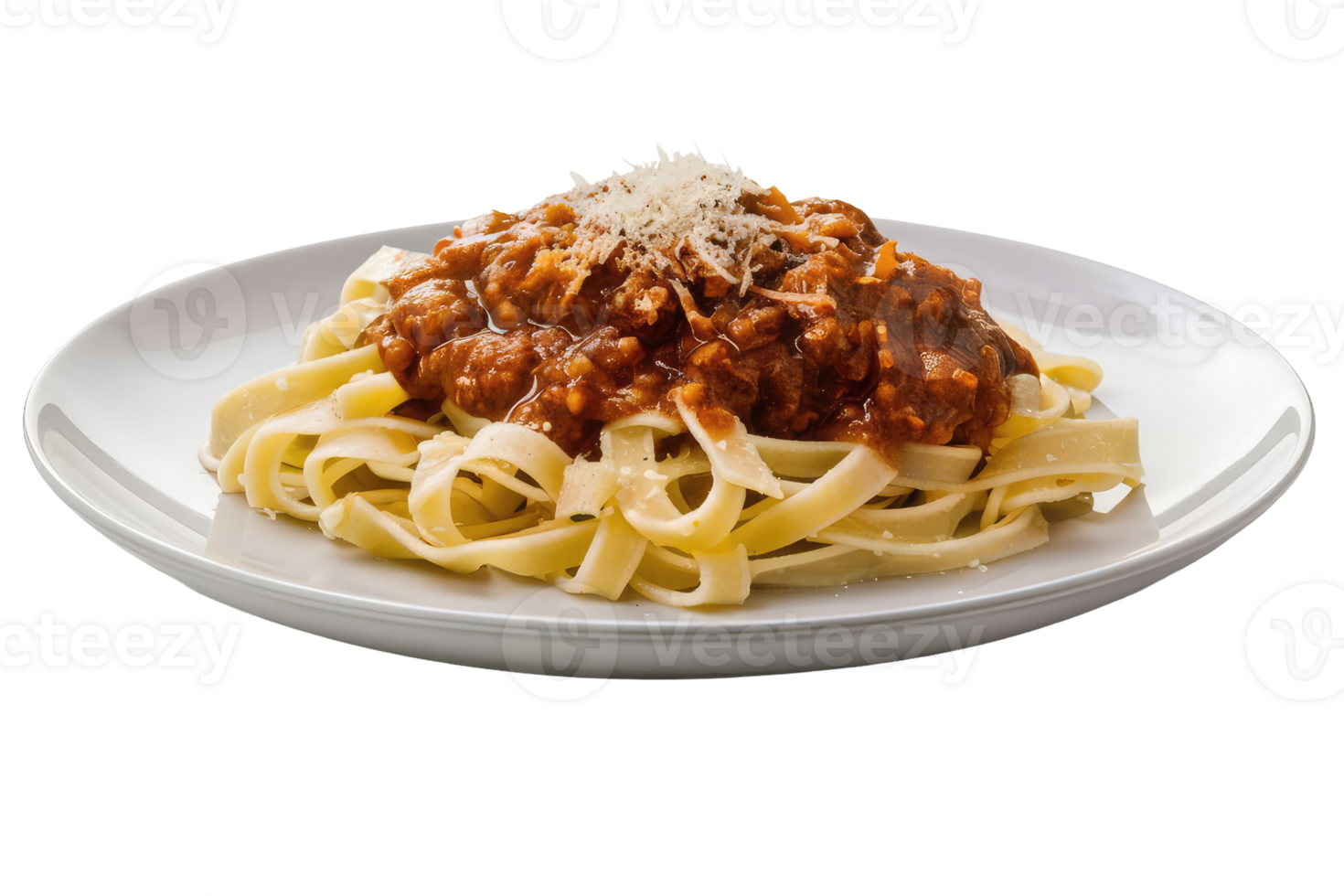 Skål Av Spaghetti Med Kött Sås Och Parmesan Ost 47556147 Png