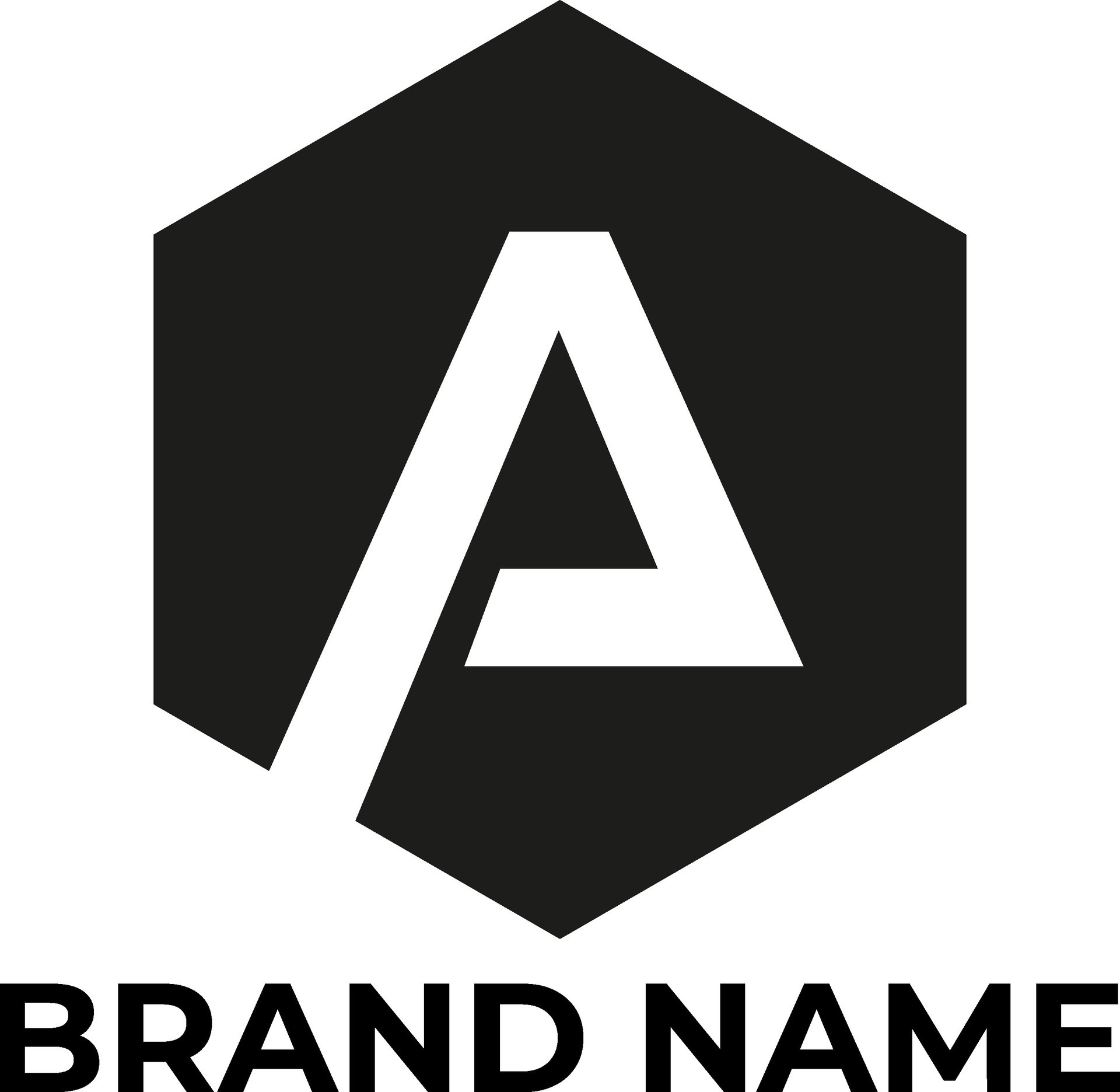 A letter parcel logo design element 47556618 Vector Art at Vecteezy