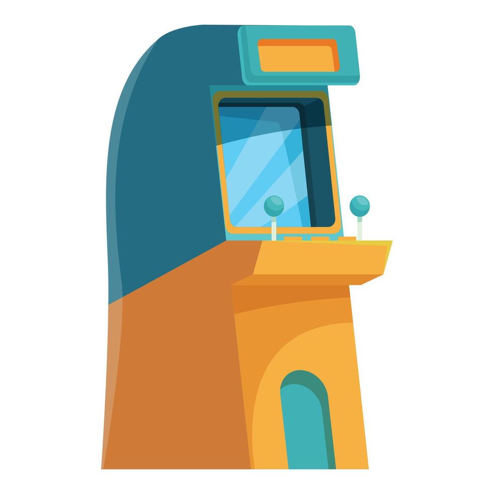 Retro arcade game machine displaying playing screen 47565028 Vector Art at Vecteezy