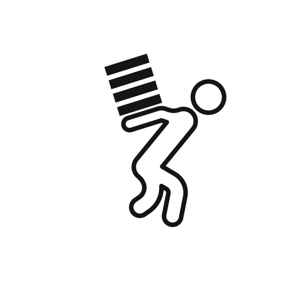 Heavy Burden Icon logo sign outline 47567470 Vector Art at Vecteezy Heavy Burden Icon logo sign outline 47567470 Vector Art at Vecteezy