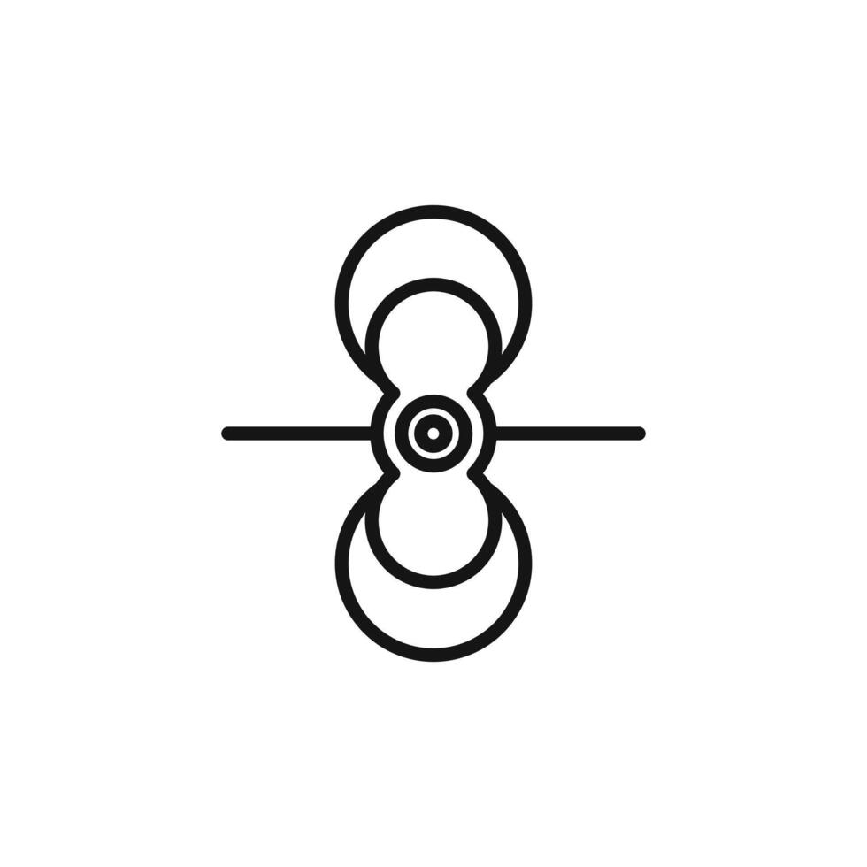 Pulsar Star Icon Logo Sign Outline 47567698 Vector Art At Vecteezy