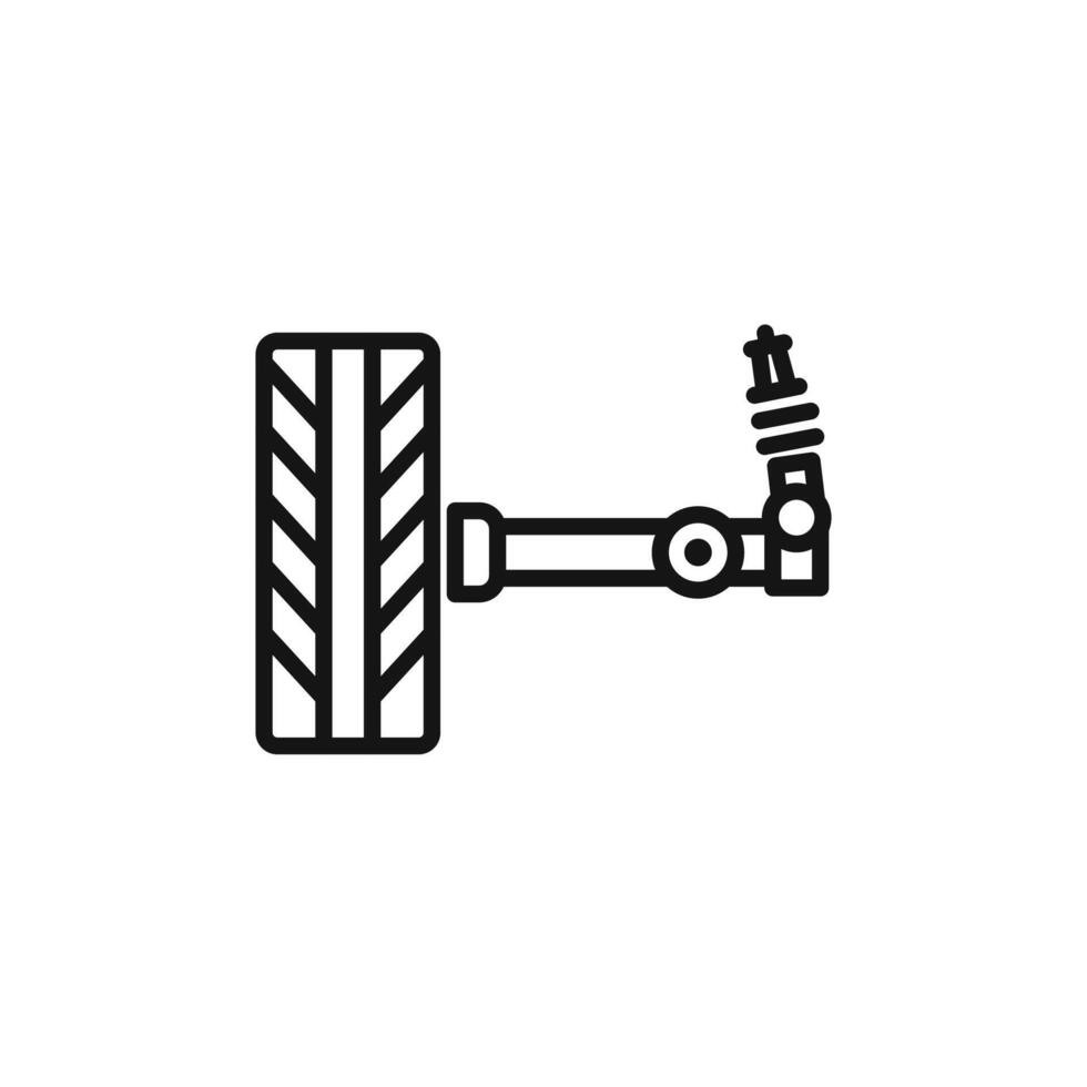 wheel alignment icon logo sign outline 47567895 Vector Art at Vecteezy