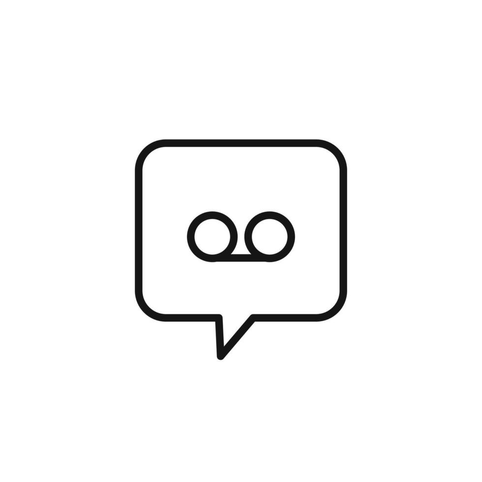 Voicemail icon set 47567917 Vector Art at Vecteezy