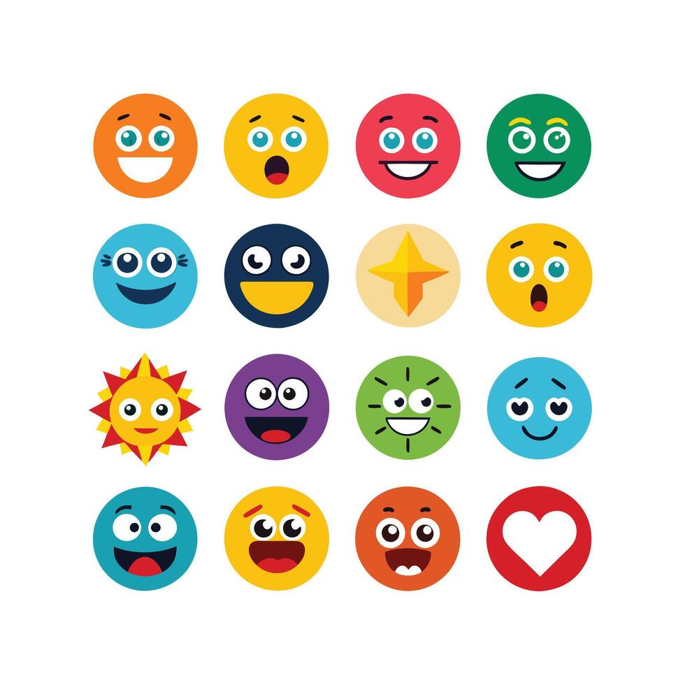 Reaction Icon Set Collection Illustration 47574979 Vector Art At Vecteezy