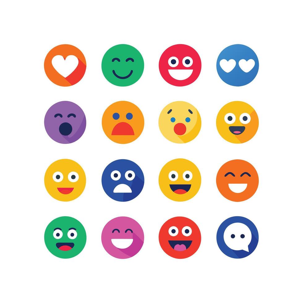 Reaction Icon Set Collection Illustration 47575033 Vector Art At Vecteezy