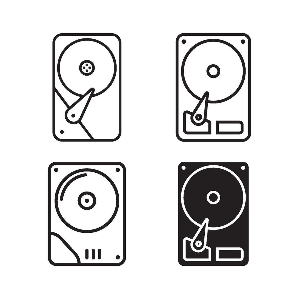 Hard Disk Icon Symbol 47581431 Vector Art At Vecteezy