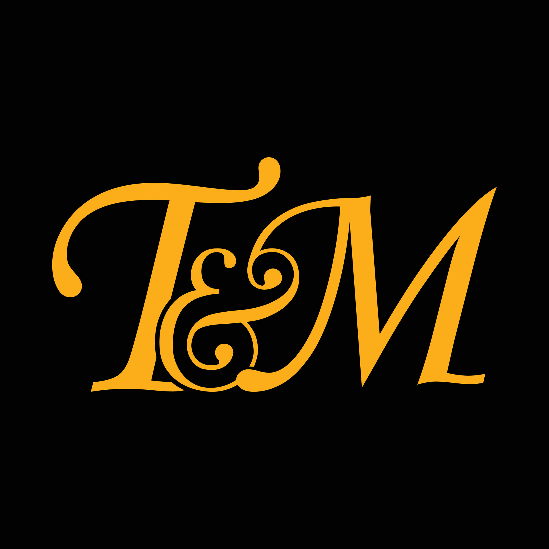 cursive tm t m initials 47582627 Vector Art at Vecteezy