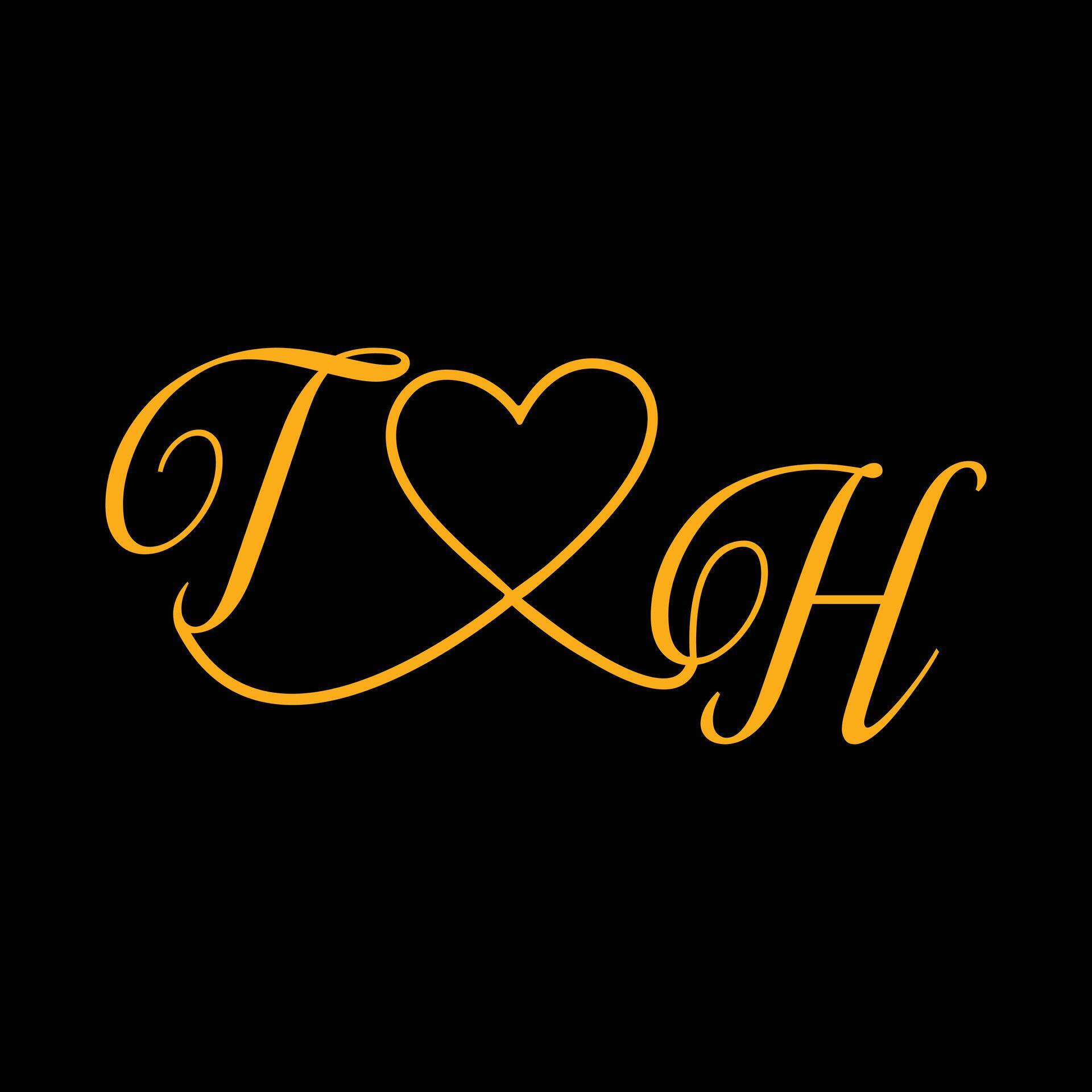 INITIALS TH CURSIVE LETTERS 47582629 Vector Art at Vecteezy