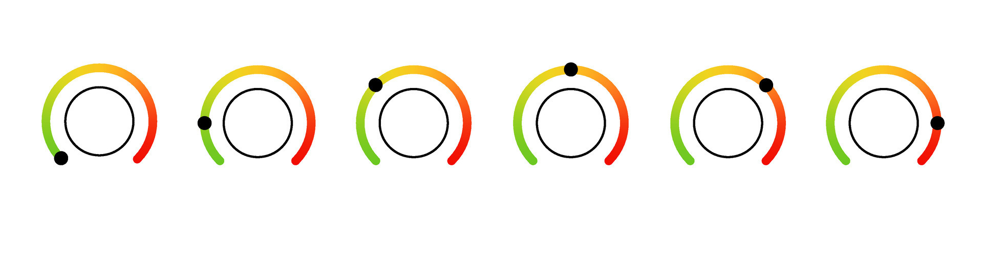 Scale Meter Level Barometer Mood Template Dial Gauges Speedometers Infographic Indicator Of