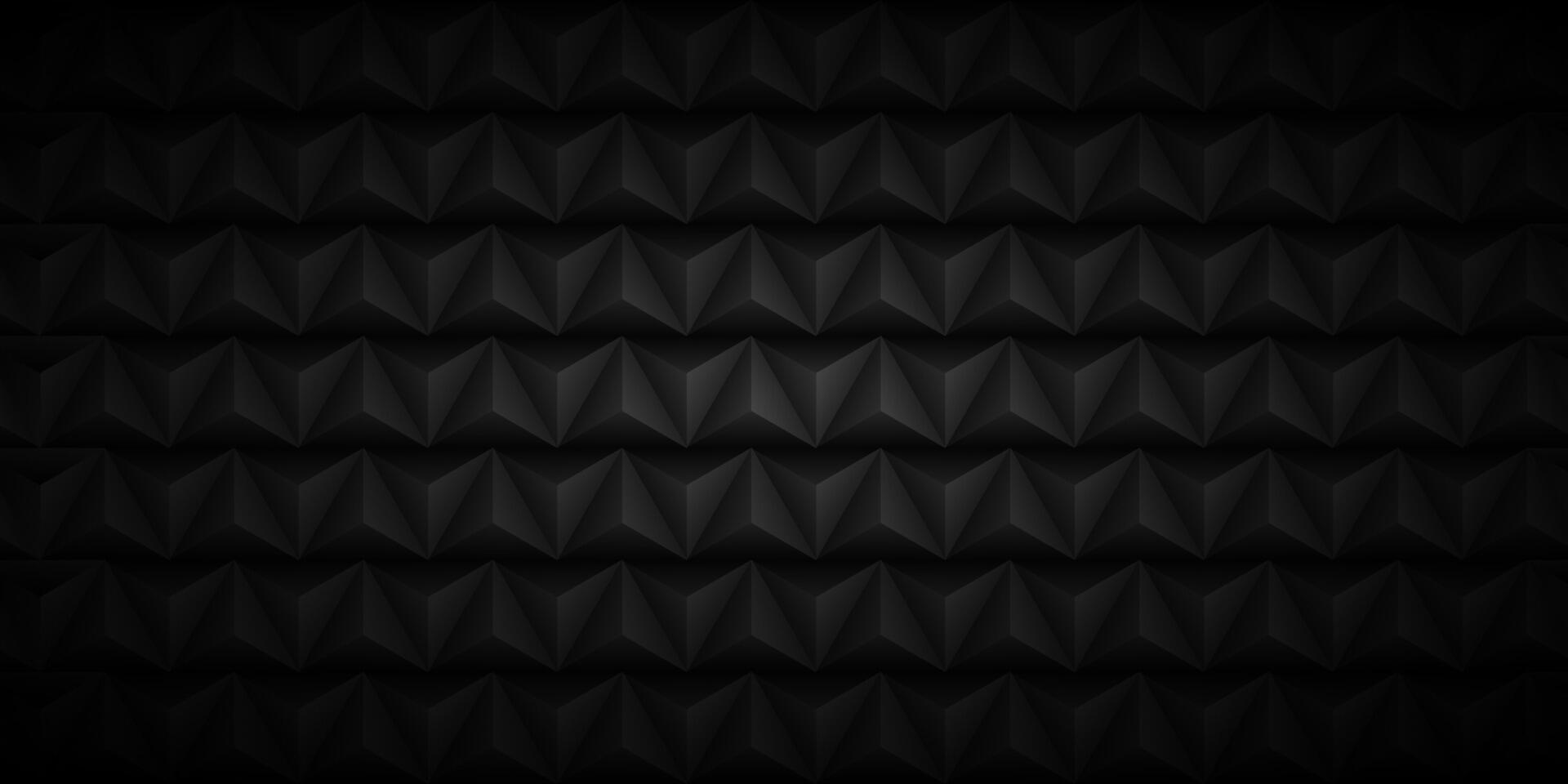 Elegant Black 3d Triangle Pattern Background 47585661 Vector Art At
