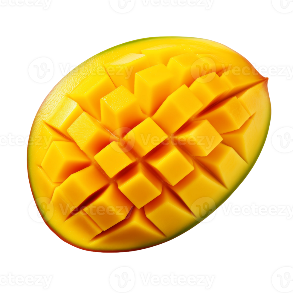 Mango Slice Yellow Fruit Juicy And Fresh 47589942 Png