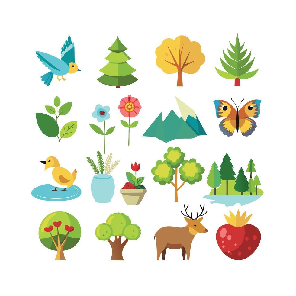 Page 2 Nature Collage Vector Art Icons And Graphics For Free Download
