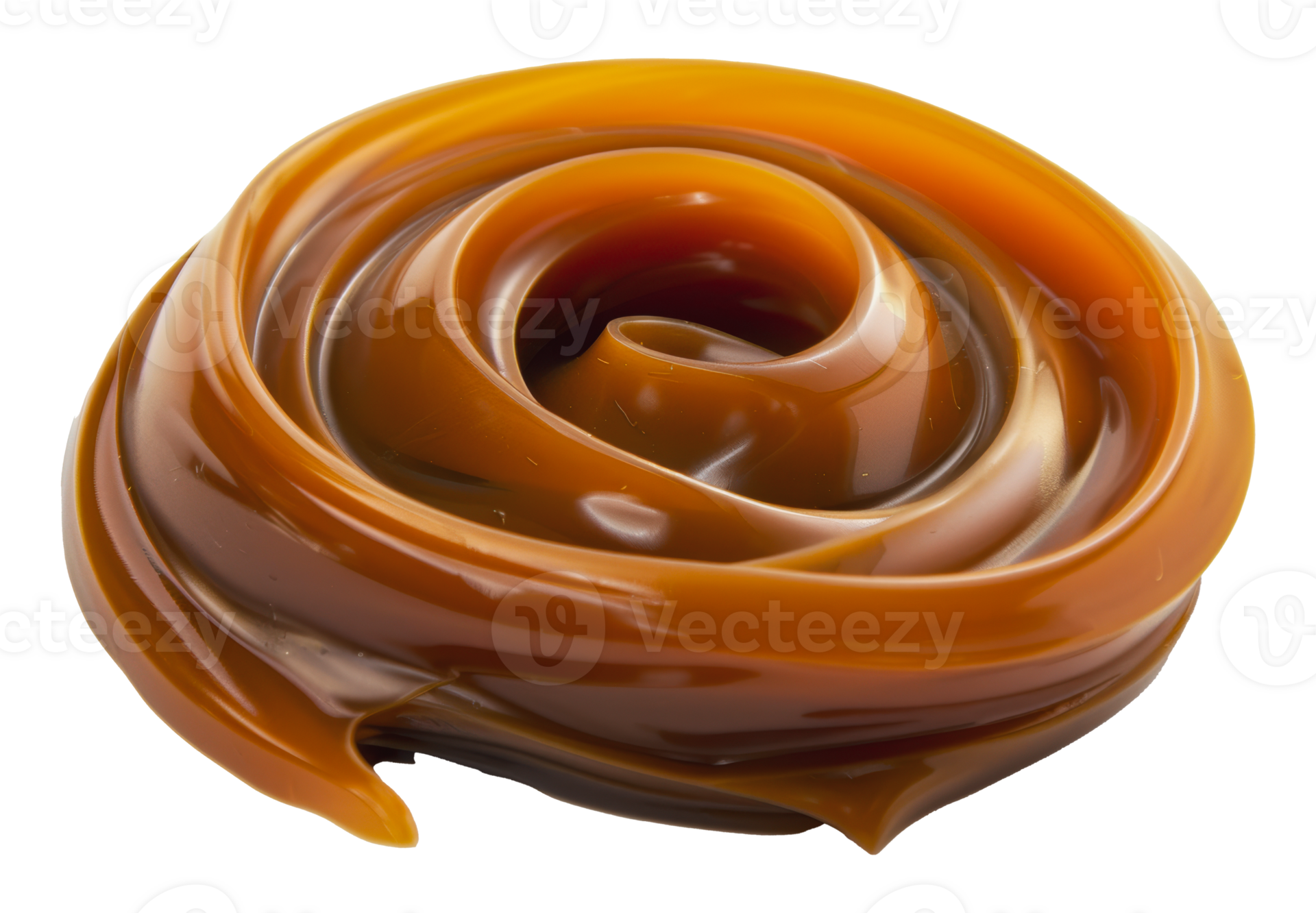 Close up of a caramel swirl 47600835 PNG Close up of a caramel swirl 47600835 PNG