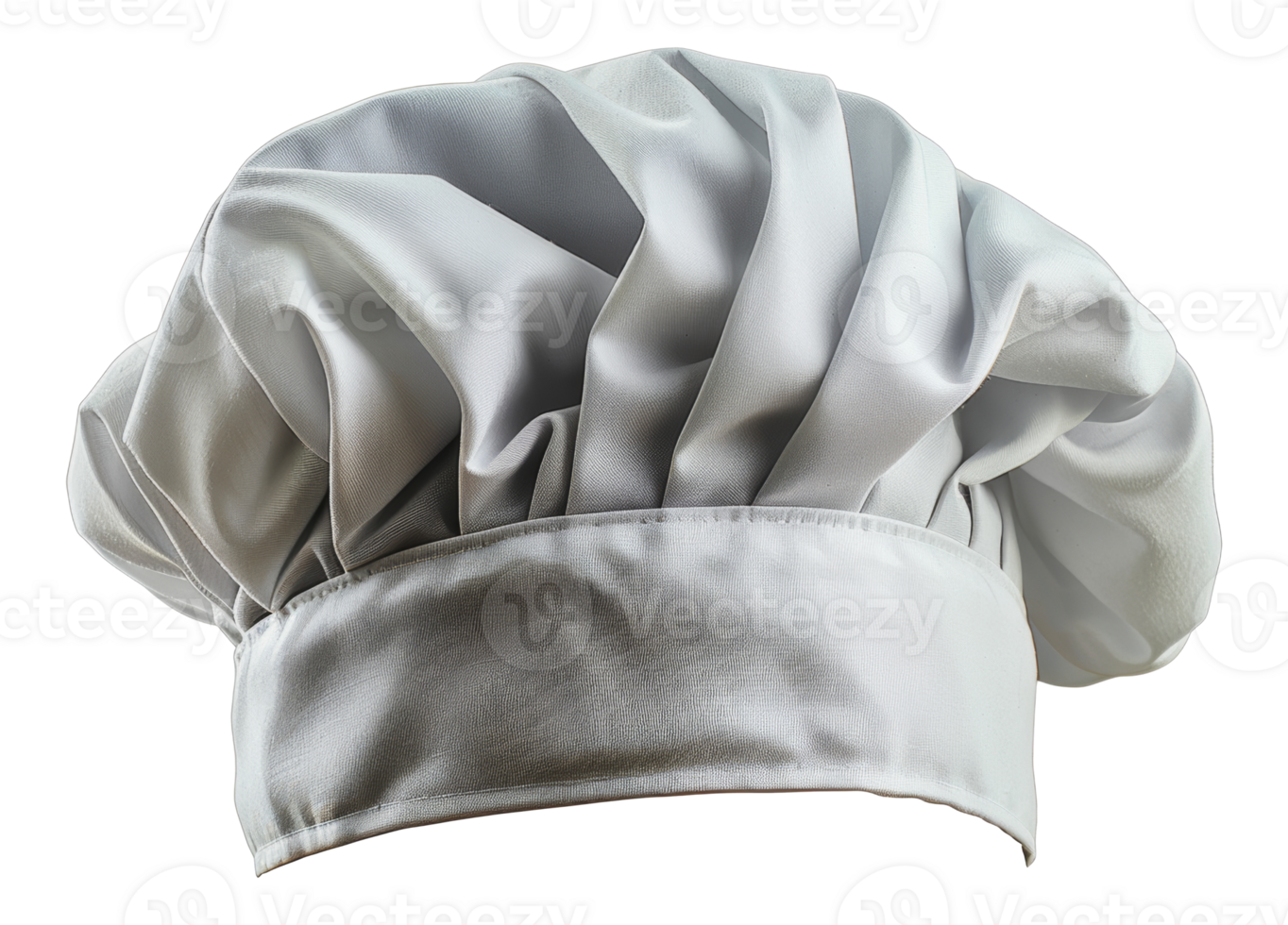 White chef toque hat, cut out - stock png. 47601480 PNG