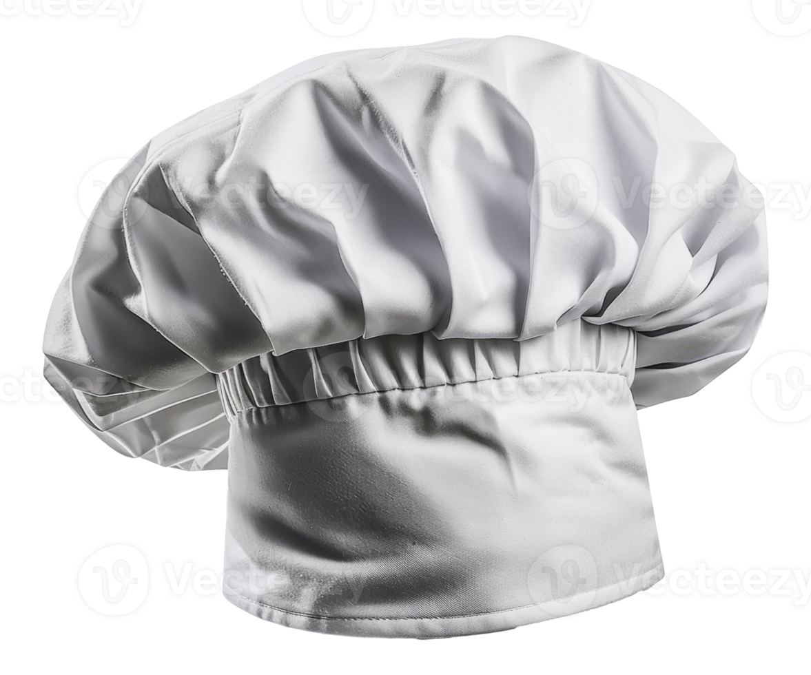 White chef toque, cut out - stock png. 47601493 PNG
