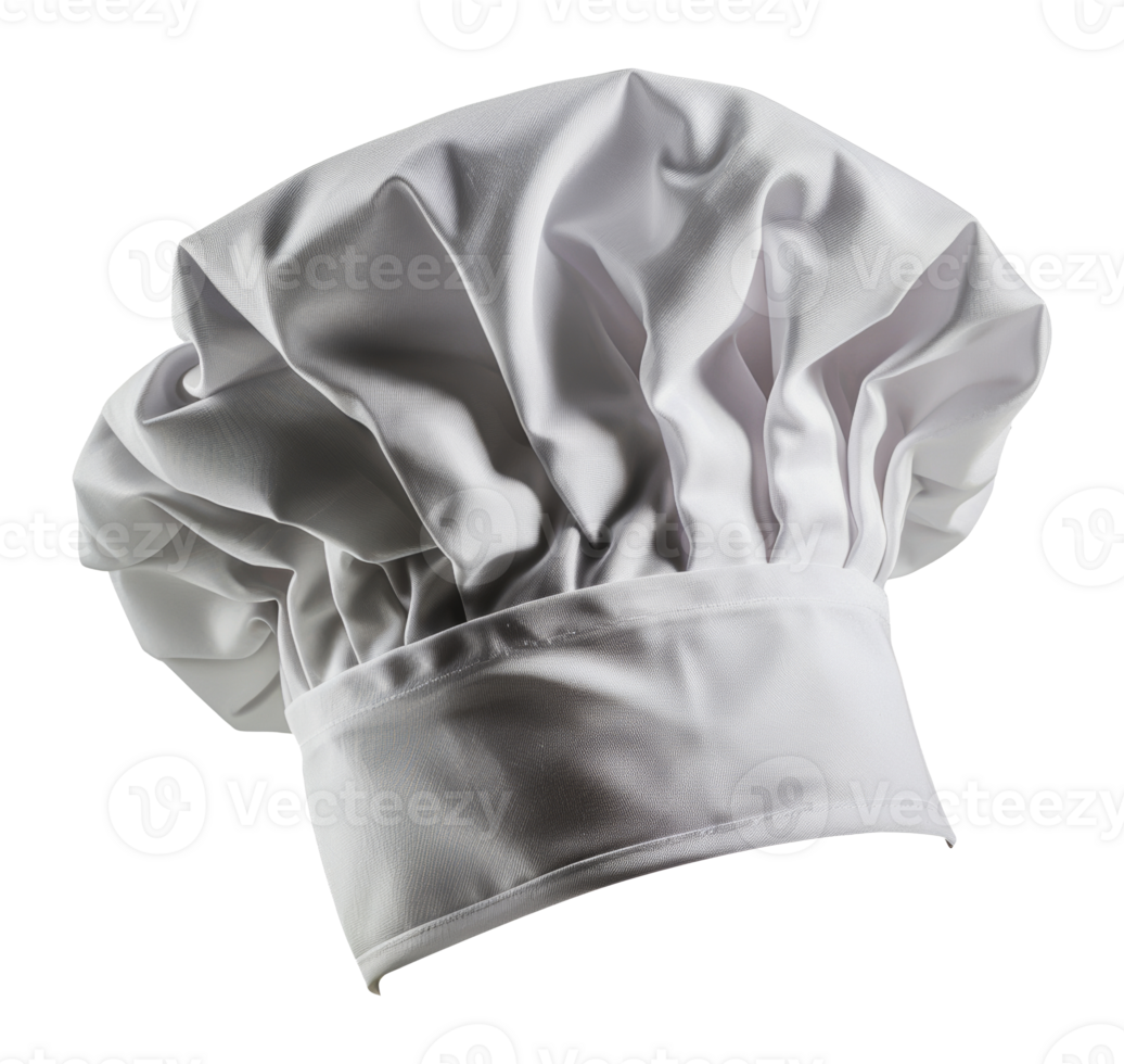 Crisp white chefs toque, cut out - stock png. 47601503 PNG
