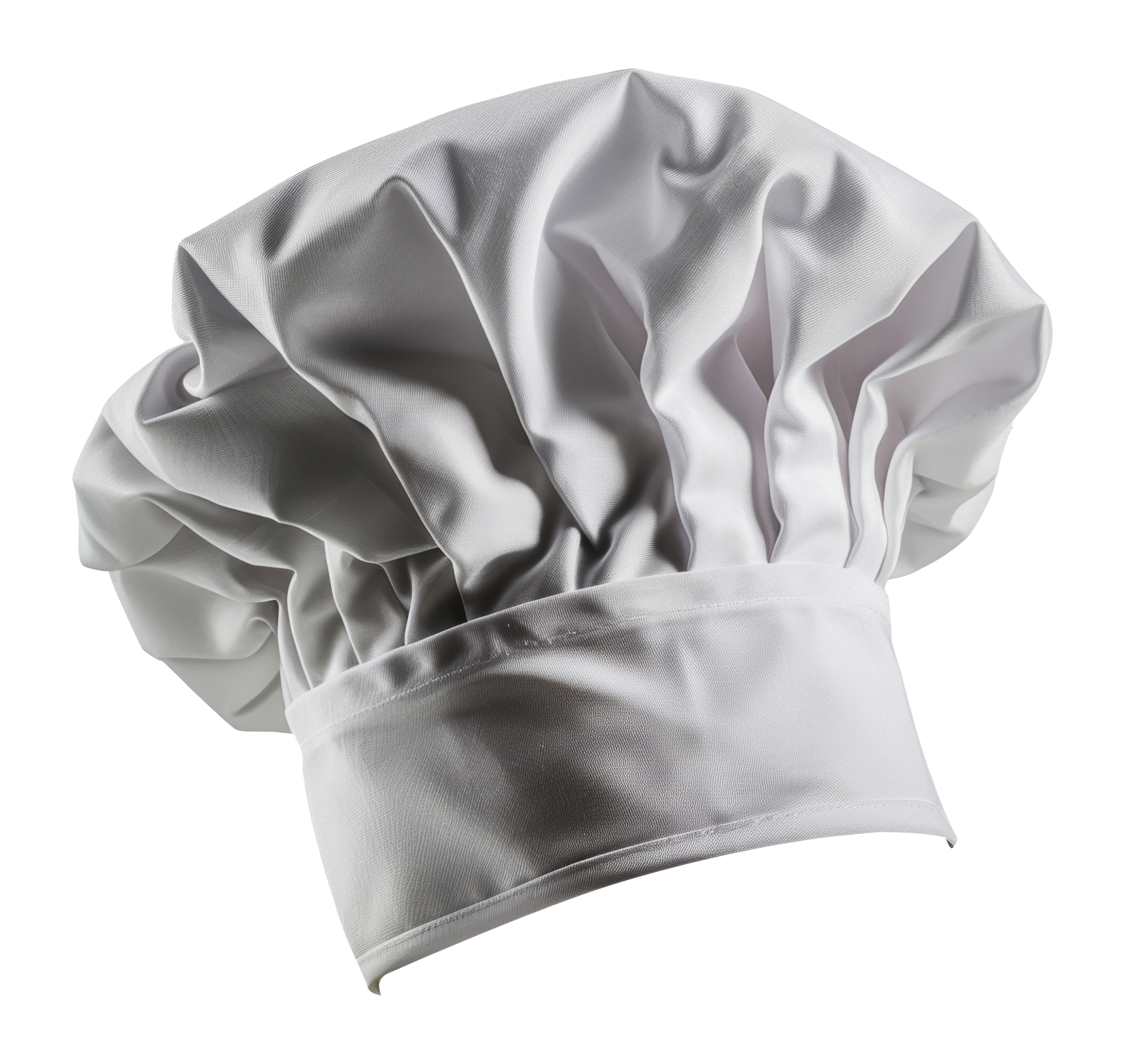 Crisp white chefs toque, cut out - stock png. 47601503 PNG