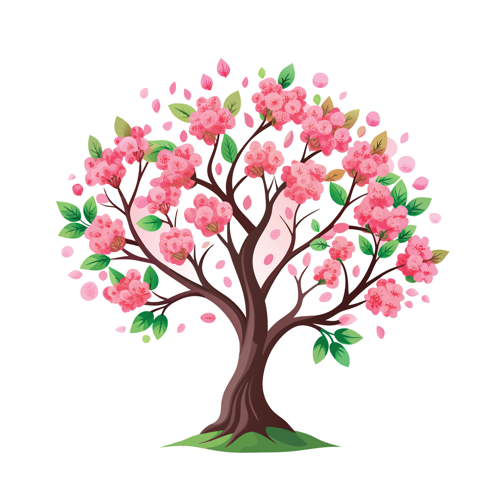 Beautiful Single Big Tree Illustration 47611834 Vector Art at Vecteezy
