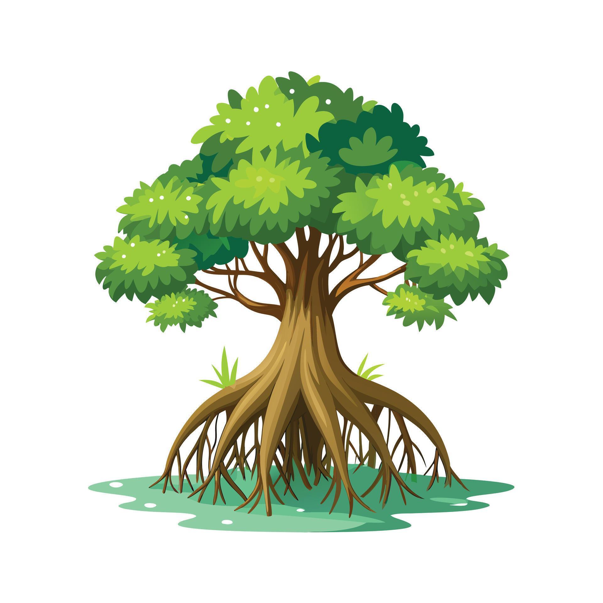 Beautiful Single Big Tree Illustration 47612219 Vector Art at Vecteezy