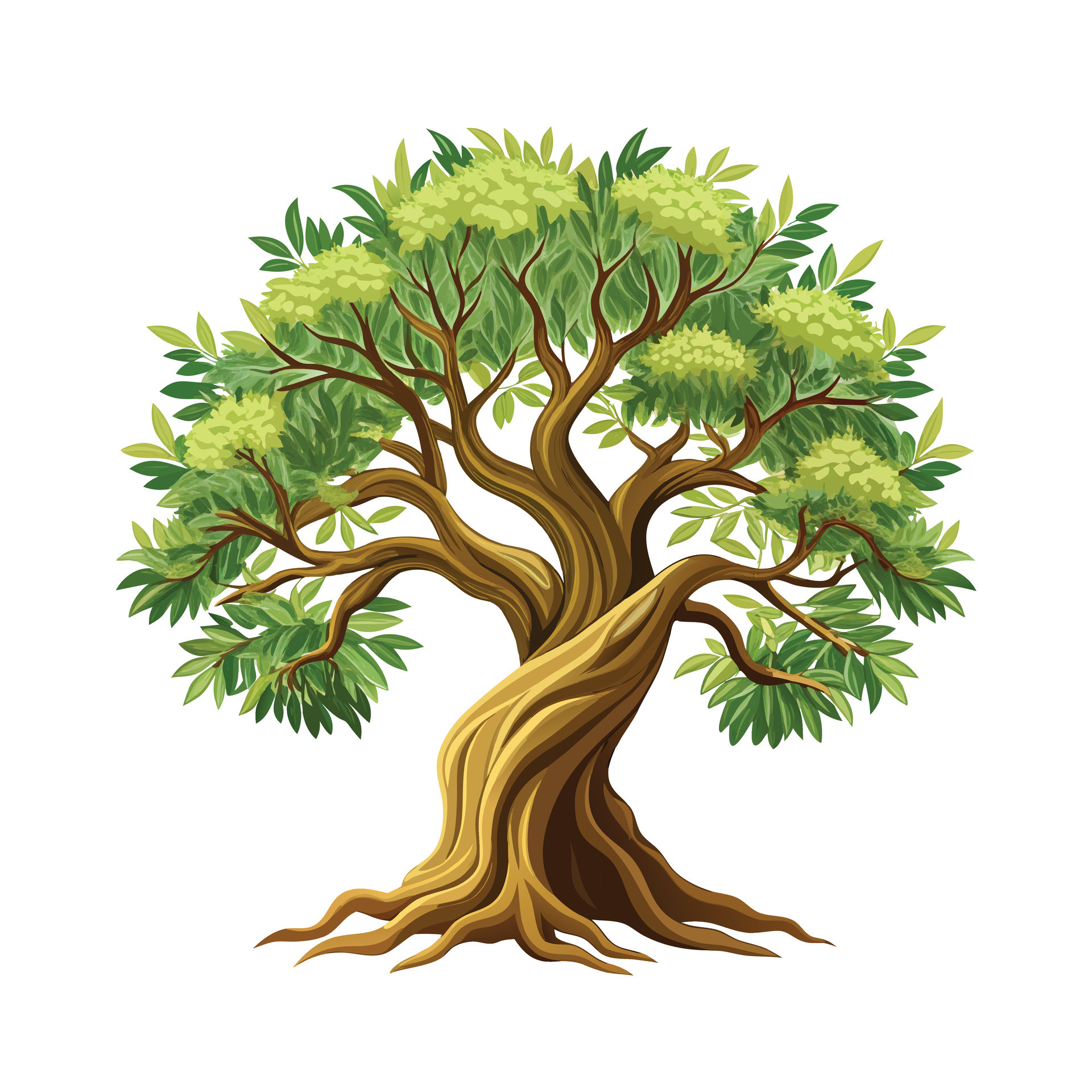 Beautiful Single Big Tree Illustration 47616978 Vector Art at Vecteezy