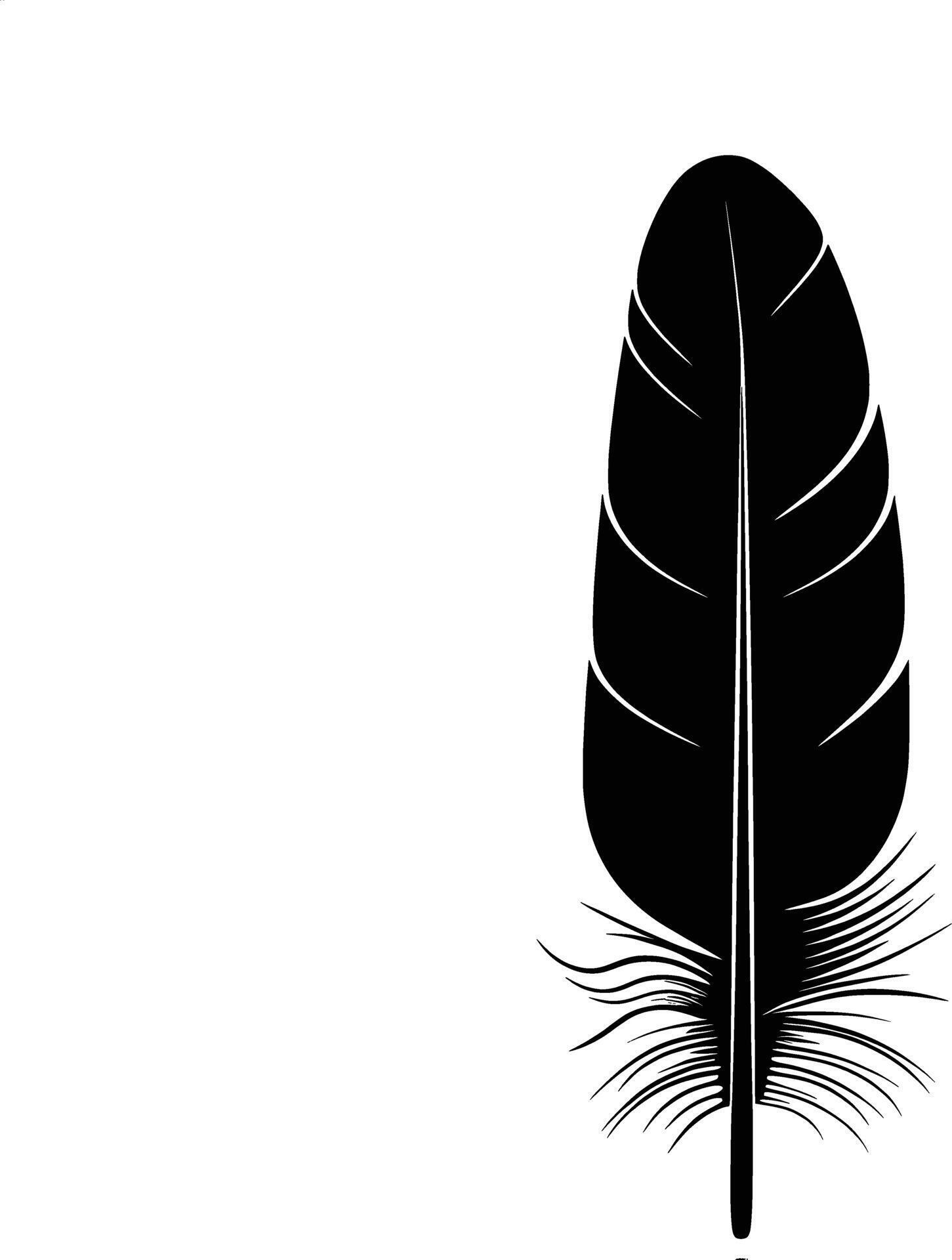 Featuring Simple Line Logo Of One Feather 47620556 Vector Art At Vecteezy