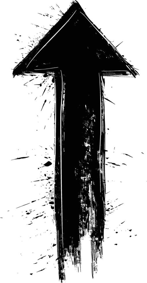 Showing Black Arrow Going Up Drawn High Quality High Resolution 47623036 Vector Art At Vecteezy
