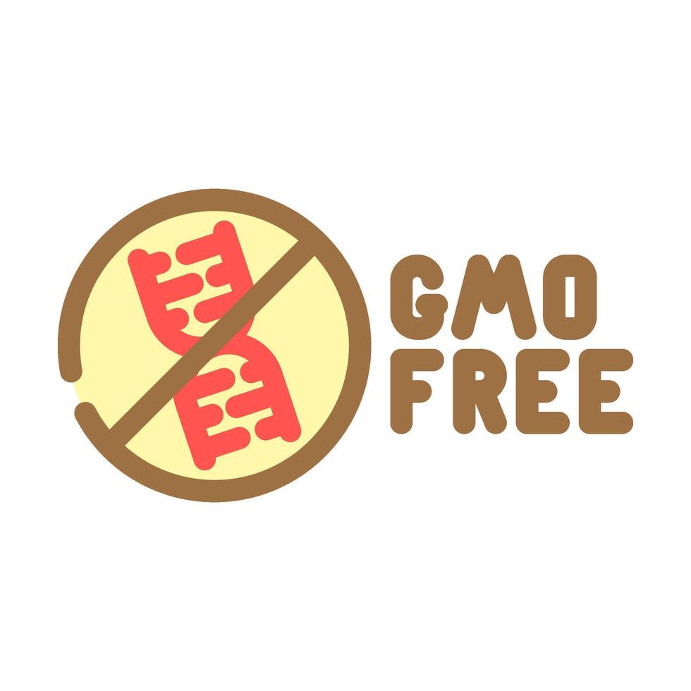 gmo free product label warning color icon illustration 47623763 Vector Art at Vecteezy