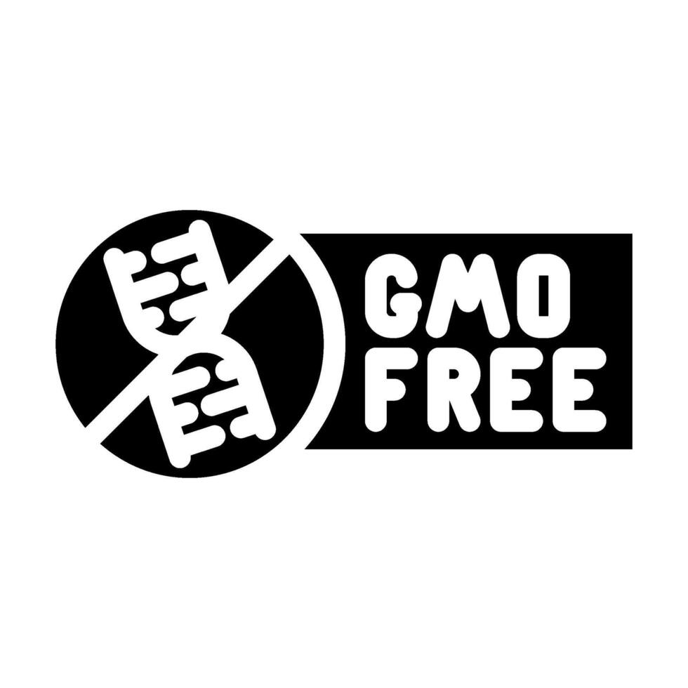 gmo free product label warning glyph icon illustration 47624572 Vector ... gmo free product label warning glyph icon illustration 47624572 Vector ...