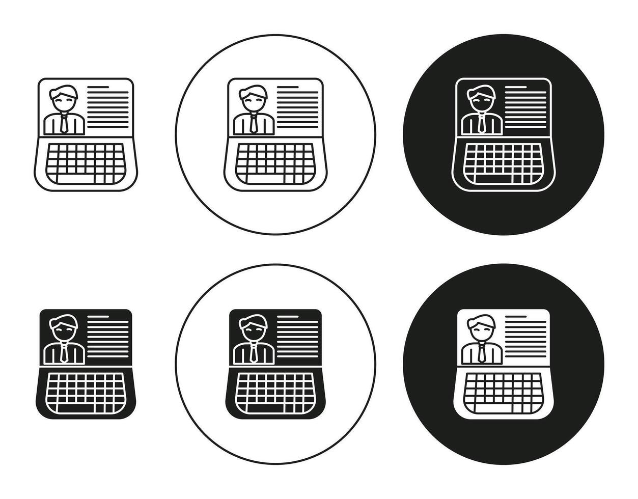 hr software icon mark set symbol for web application 47625132 Vector ...